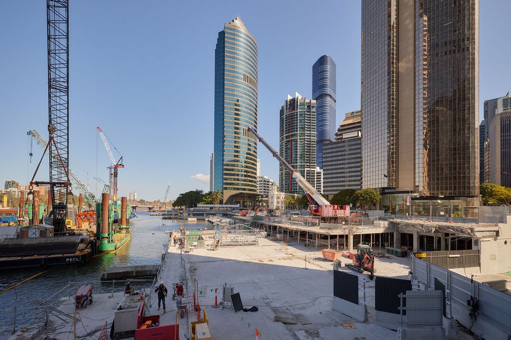 Waterfront Brisbane sets new benchmarks in Queensland for construction ...