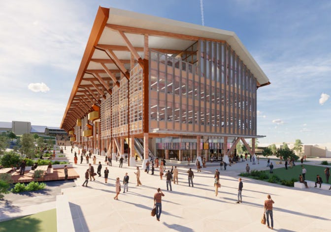 Robotic technology pilot underway on mass timber building at Murdoch ...