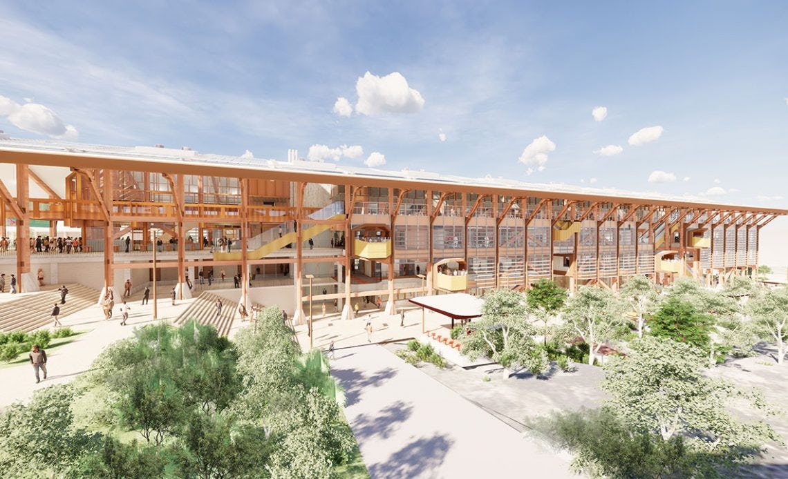Construction underway on Murdoch University’s new mass timber building