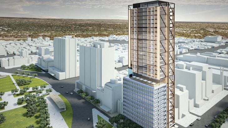 Designs released for world’s tallest timber hotel tower